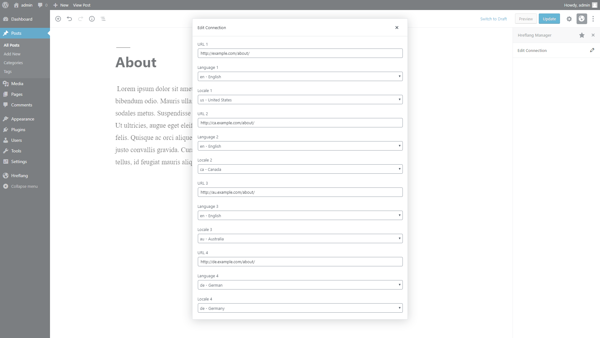 Hreflang Manager - DAEXT