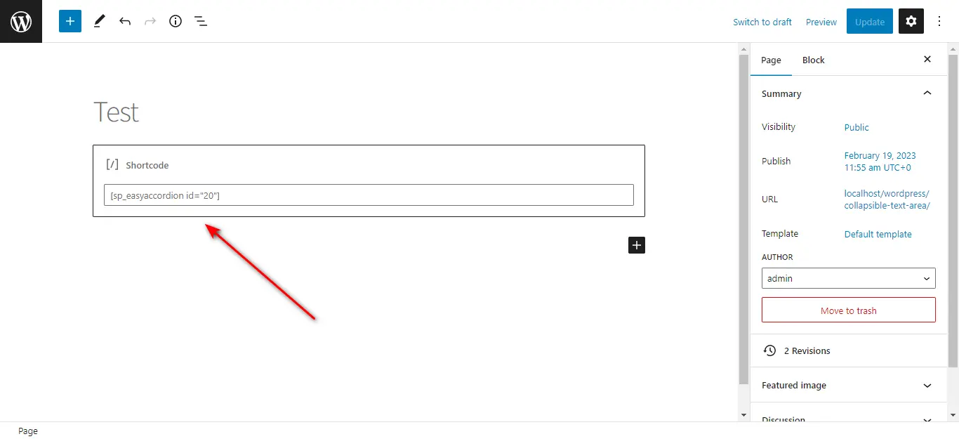 How To Add A Collapsible Text Area In WordPress DAEXT