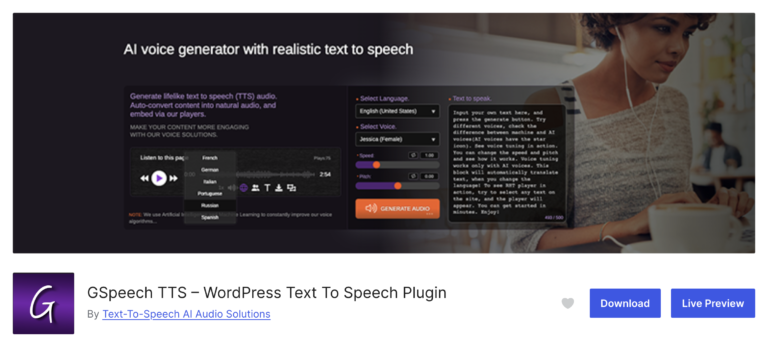 7 Best Text to Speech Plugins for WordPress - DAEXT